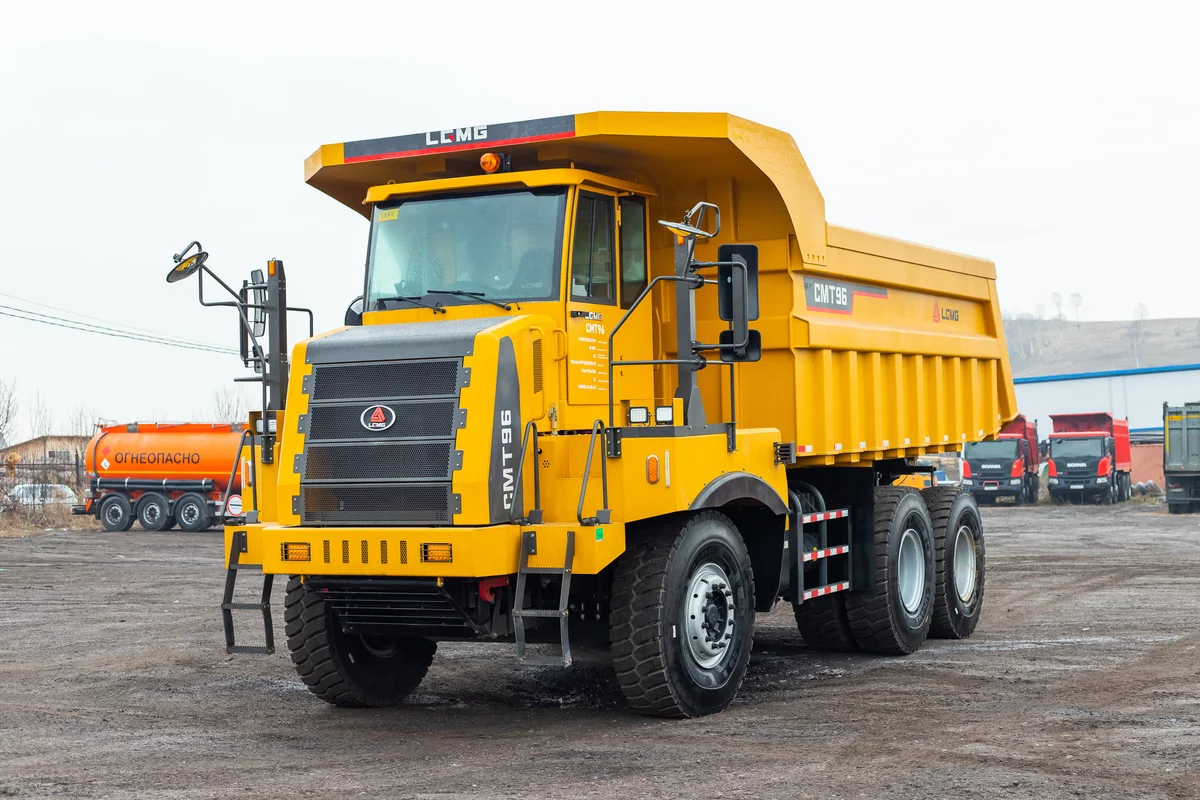 Купить Карьерный самосвал LGMG CMT96 (скальный кузов, задний борт челюстного типа) по выгодной ...